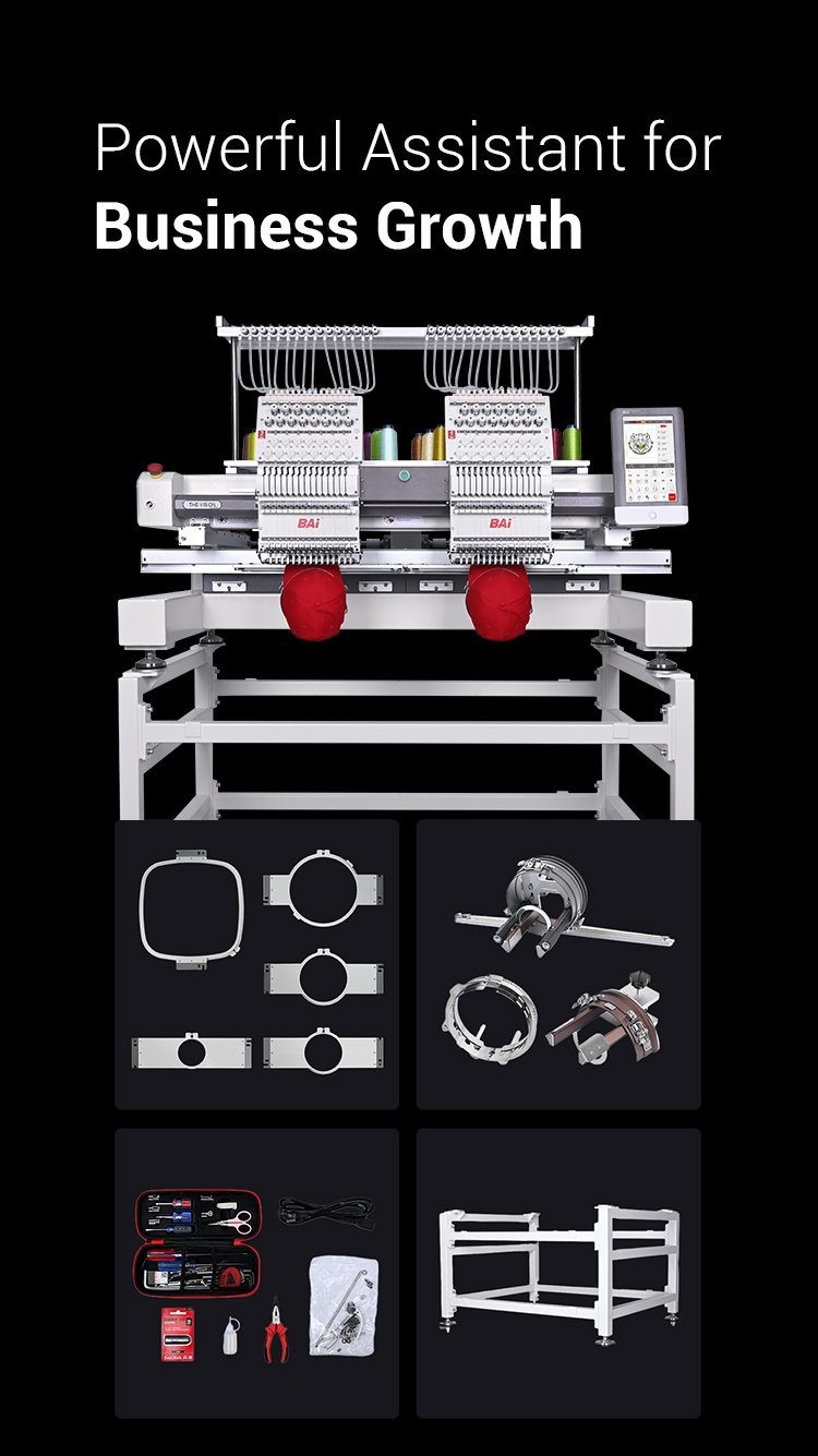 THE VISION(2 heads)-BAi Embroidery Machine